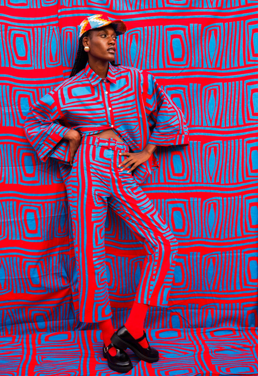 YEVU | Bright Women's Ghanaian Print Clothing